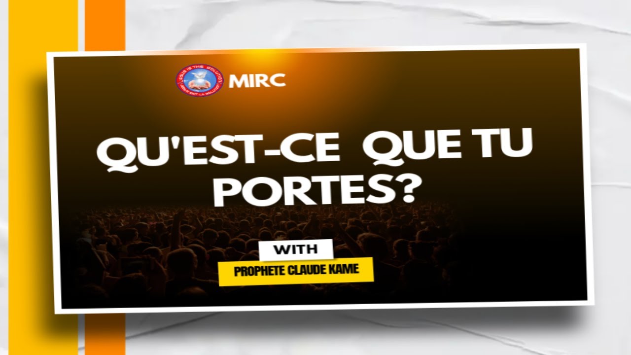 QU'EST - CE QUE TU PORTES? - YouTube