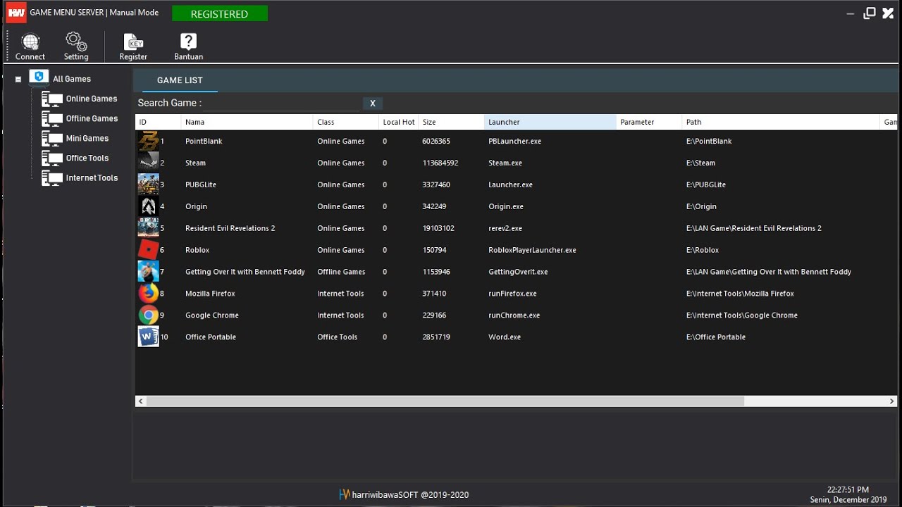Cara Installasi HW Game Menu - YouTube