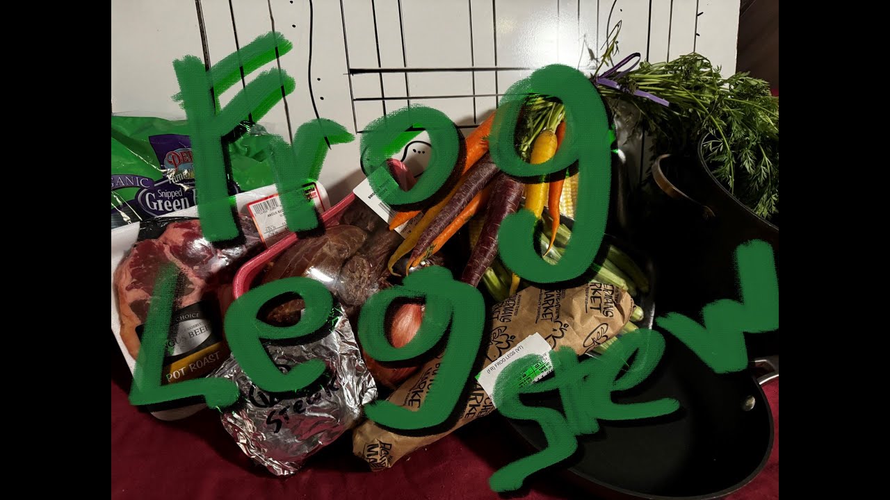 STEWED!: Frog Legs, Smoked Turkey Necks, Beef + Veggies! - YouTube