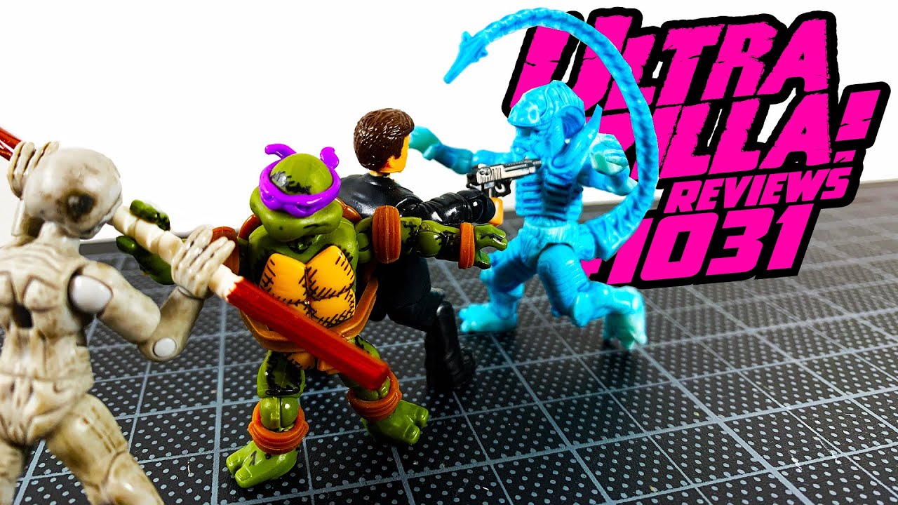 MEGA CONSTRUX HEROES XENOMORPH, TMNT DONATELLO, X-FILES FOX MULDER ...