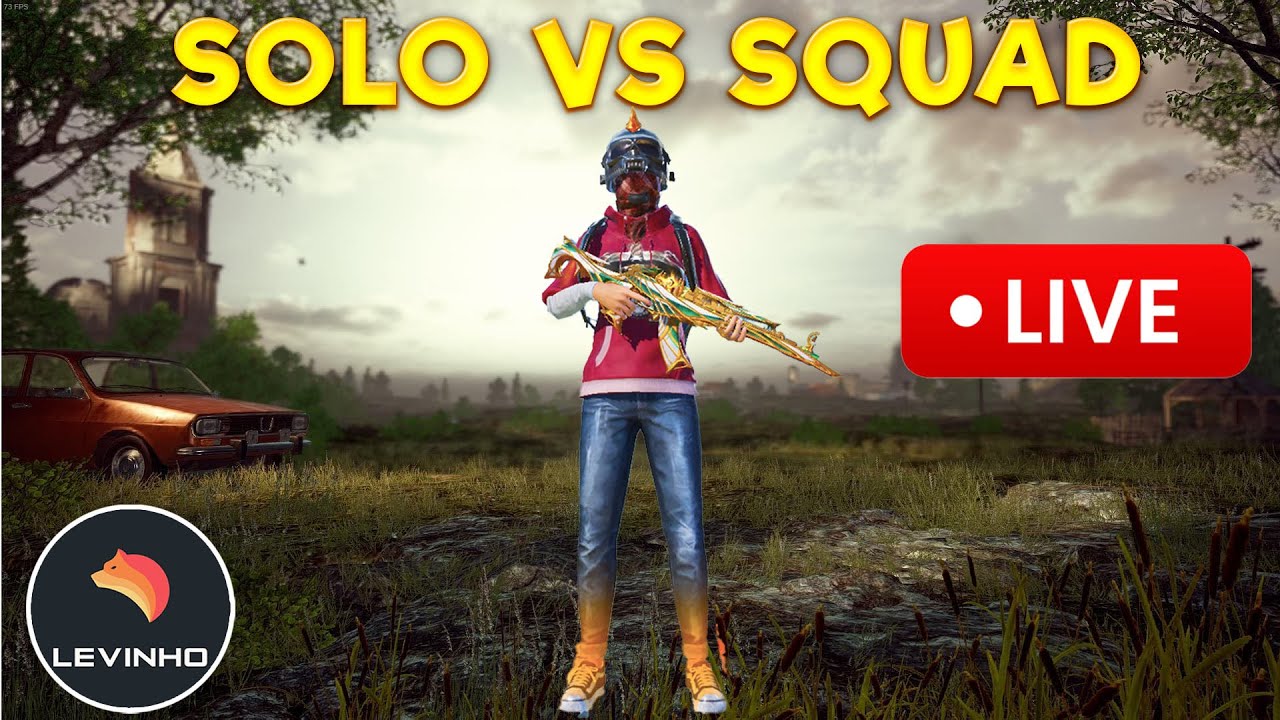 🔴 LEVINHO SOLO VS SQUAD | PUBG MOBILE 🔴 - YouTube