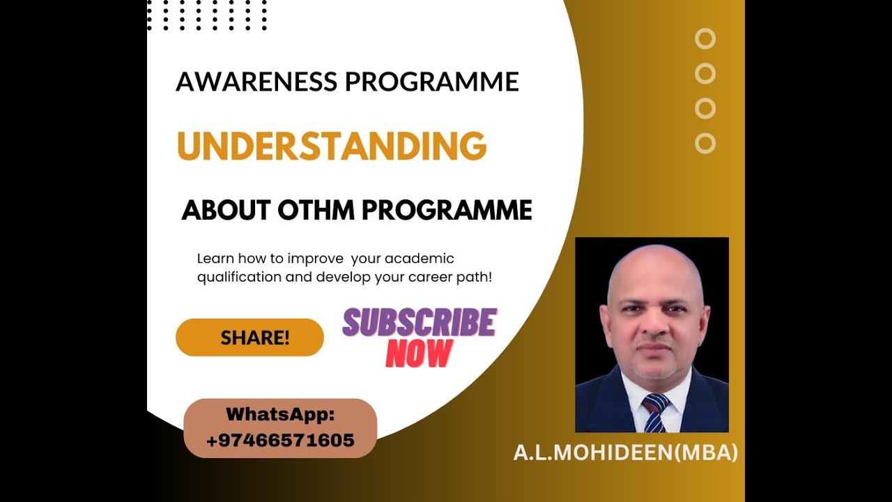 Understanding OTHM Programme - YouTube