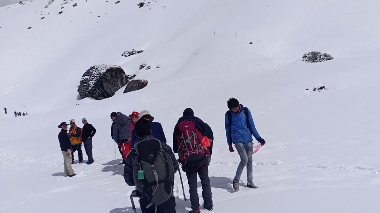 Adventures ABC trek in Nepal (final day ) - YouTube