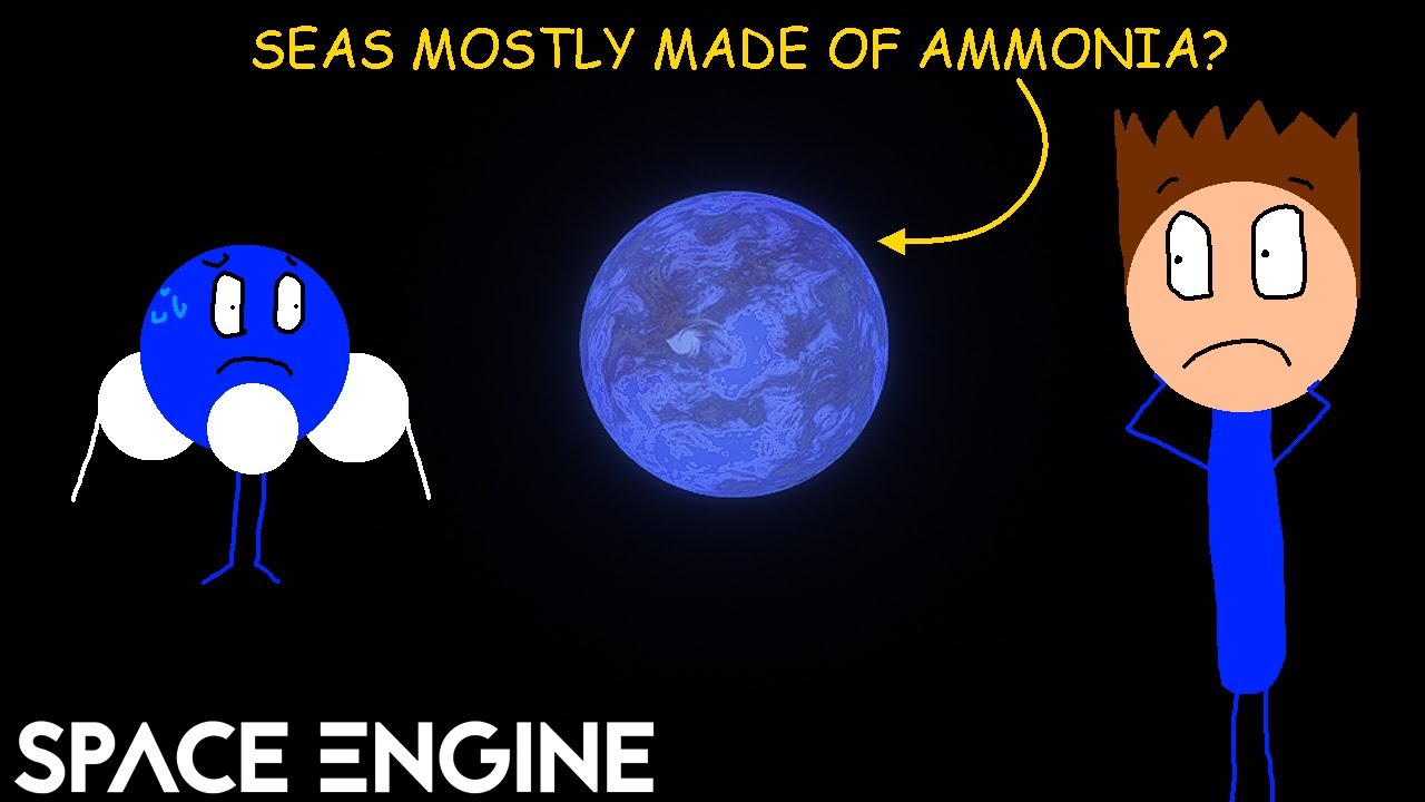 This planet has seas mostly made of AMMONIA?!? | SpaceEngine # ...