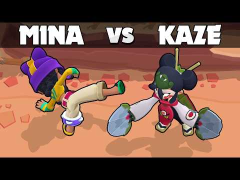MINA vs KAZE ⭐ Brawl Stars