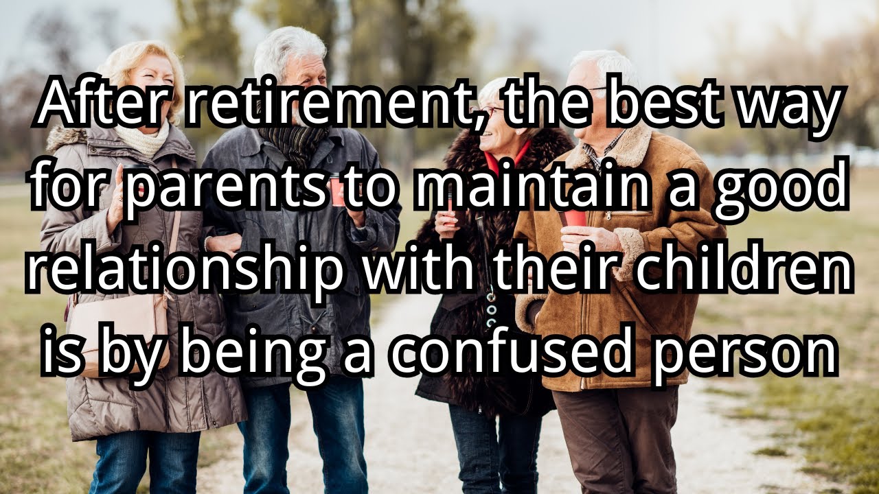 Retired Parents & Adult Kids: 3 Tips to Avoid Conflict - YouTube