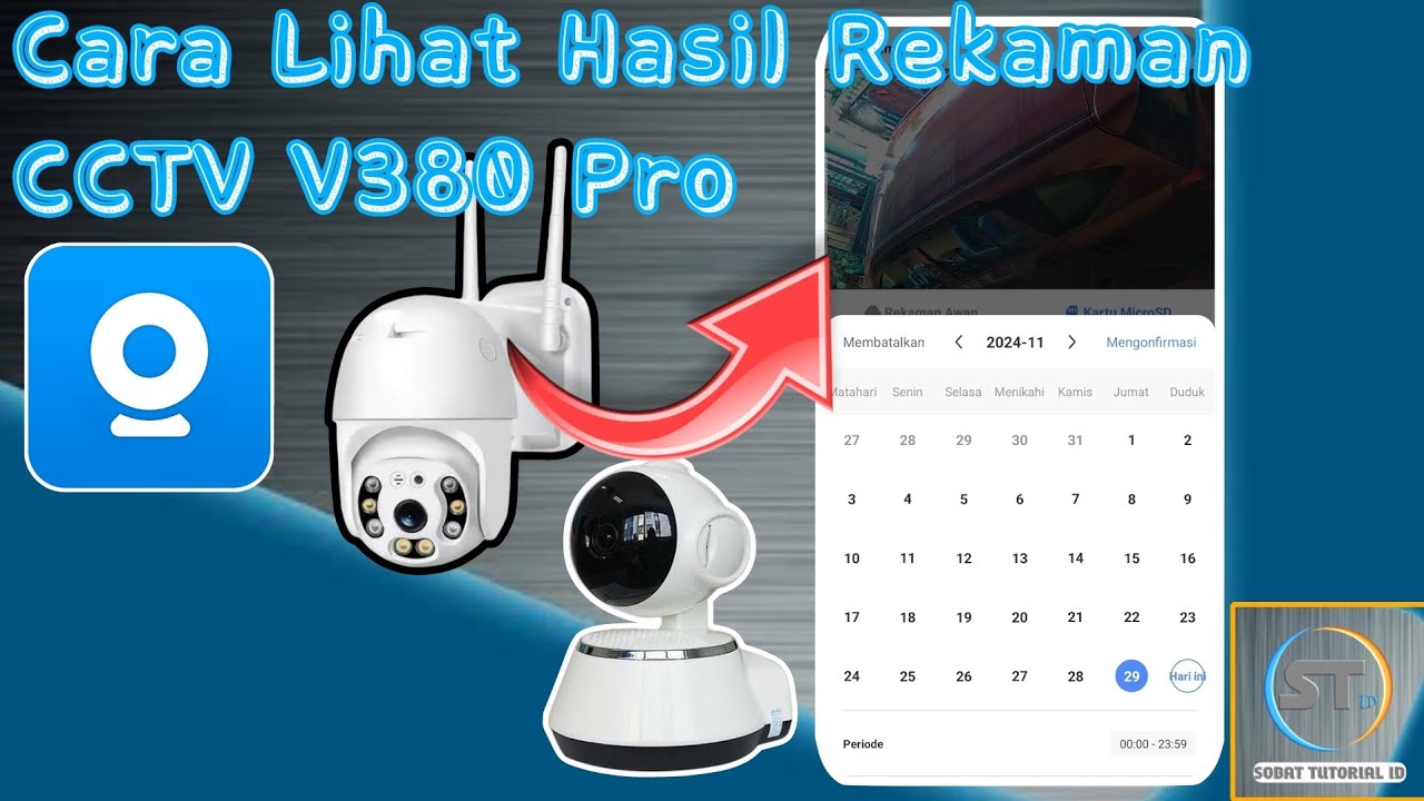 Cara Lihat Hasil Rekaman CCTV V380 di Aplikasi V380 Pro - YouTube