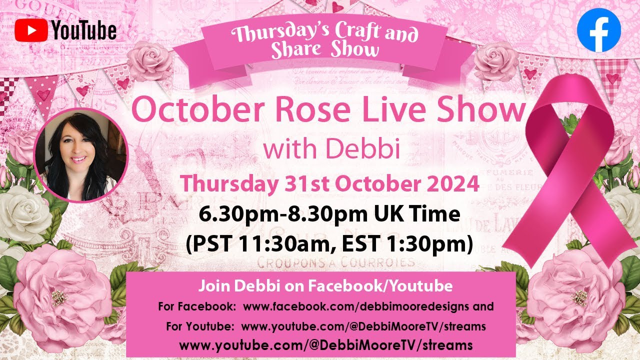 Craft & Share Pinktober Show 31st Oct 2024 - YouTube