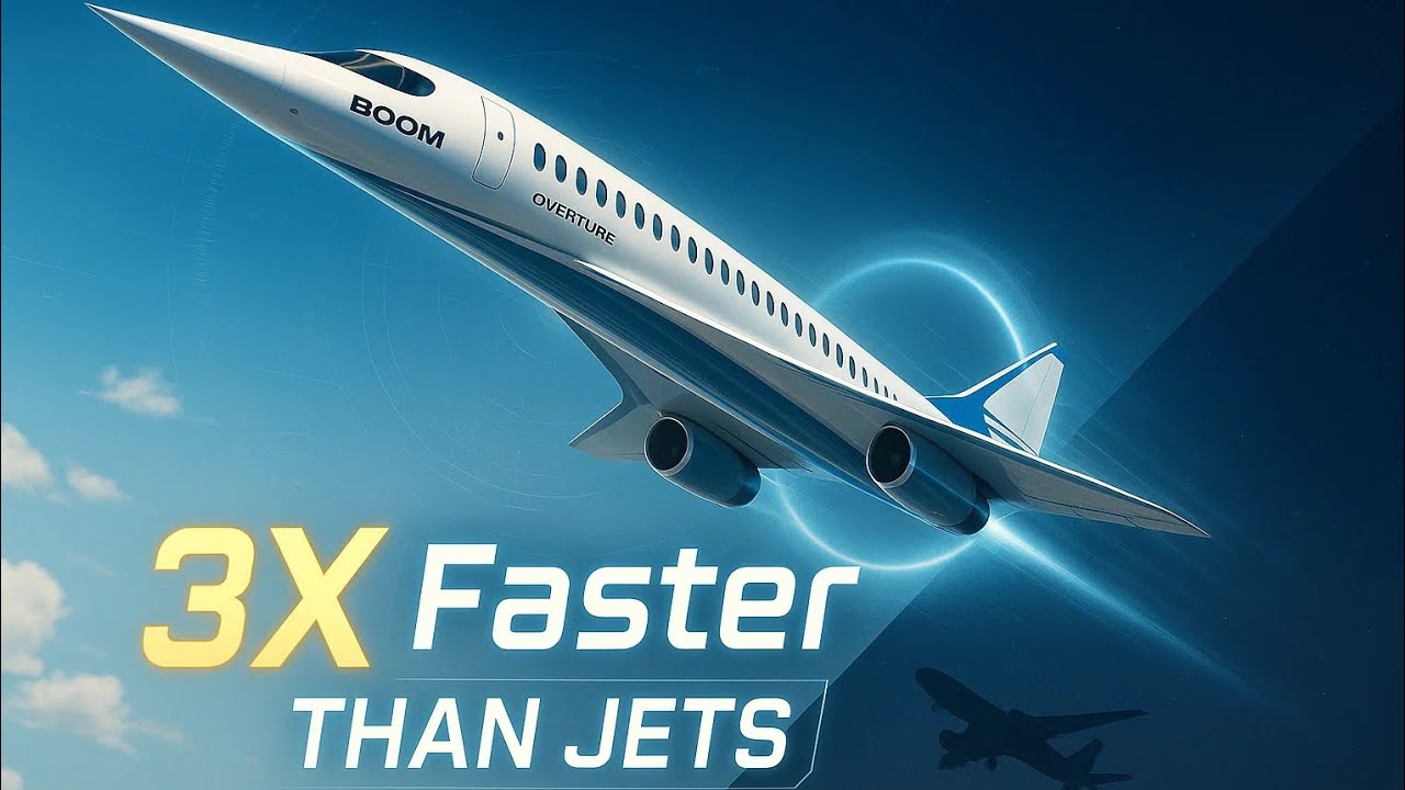 Boom Overture The Supersonic Jet Changing Air Travel Forever! Pt-2 ...