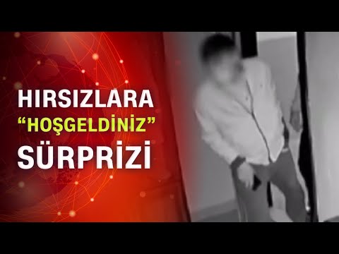 Eve giren hırsızlar sert kayaya çarptı