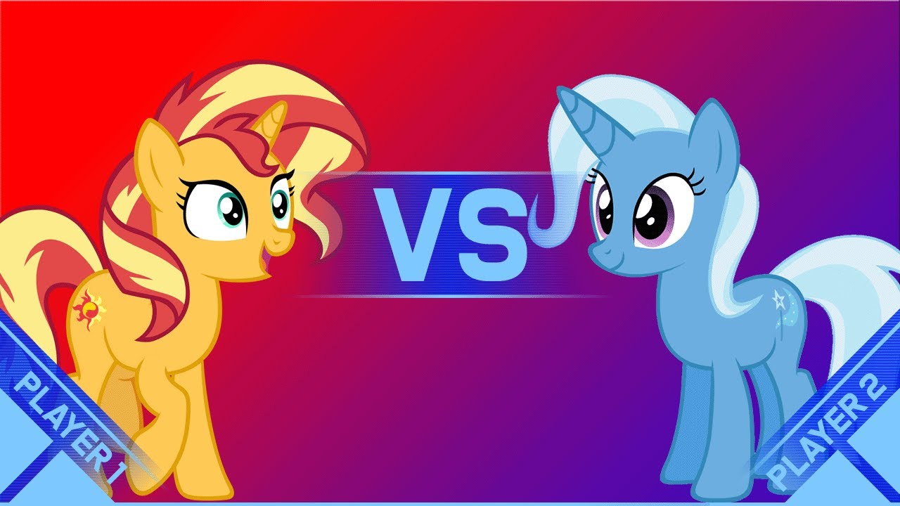 Ikemen Go Sunset Shimmer VS Trixie Lulamoon - YouTube
