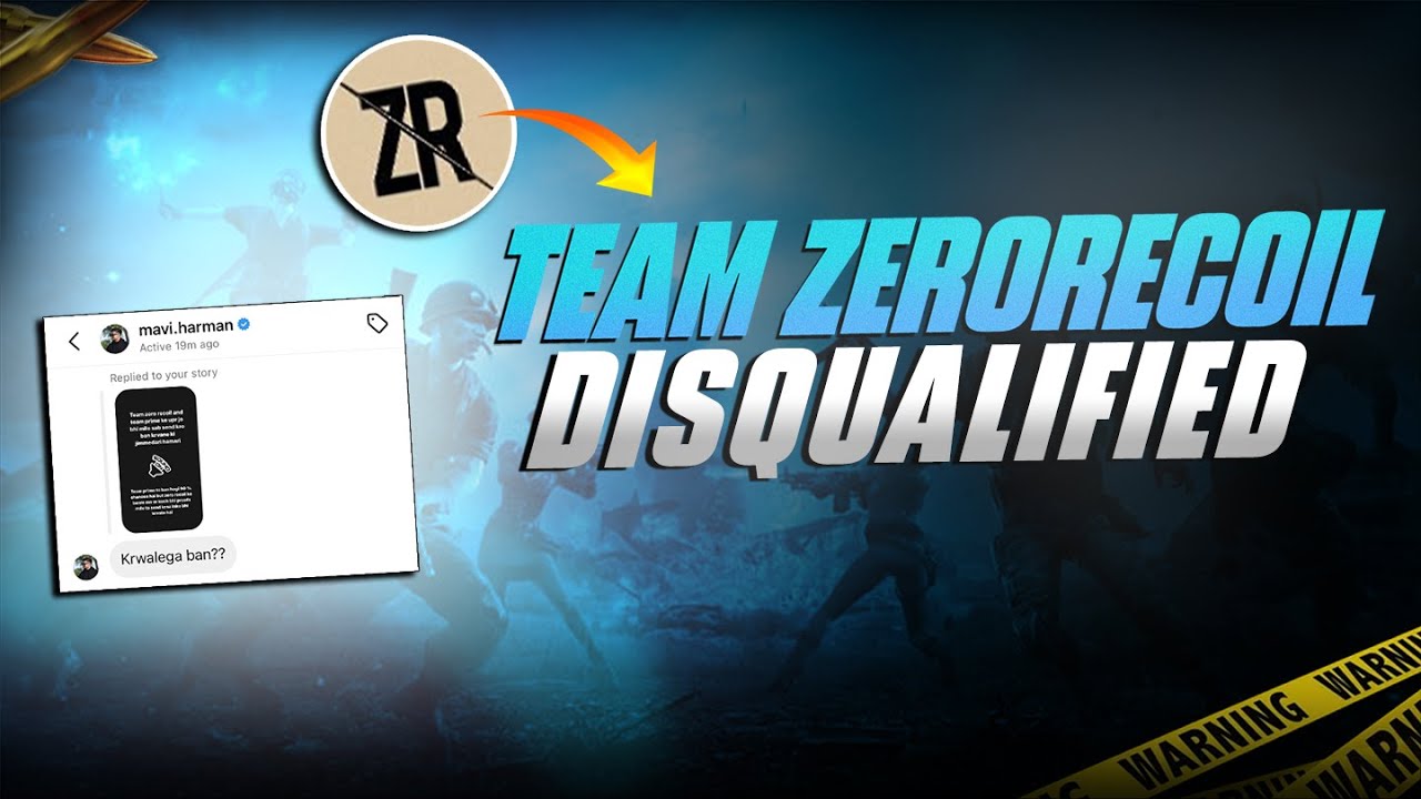TEAM ZERO RECOIL EXPOSED BANNED FROM BGIS - YouTube