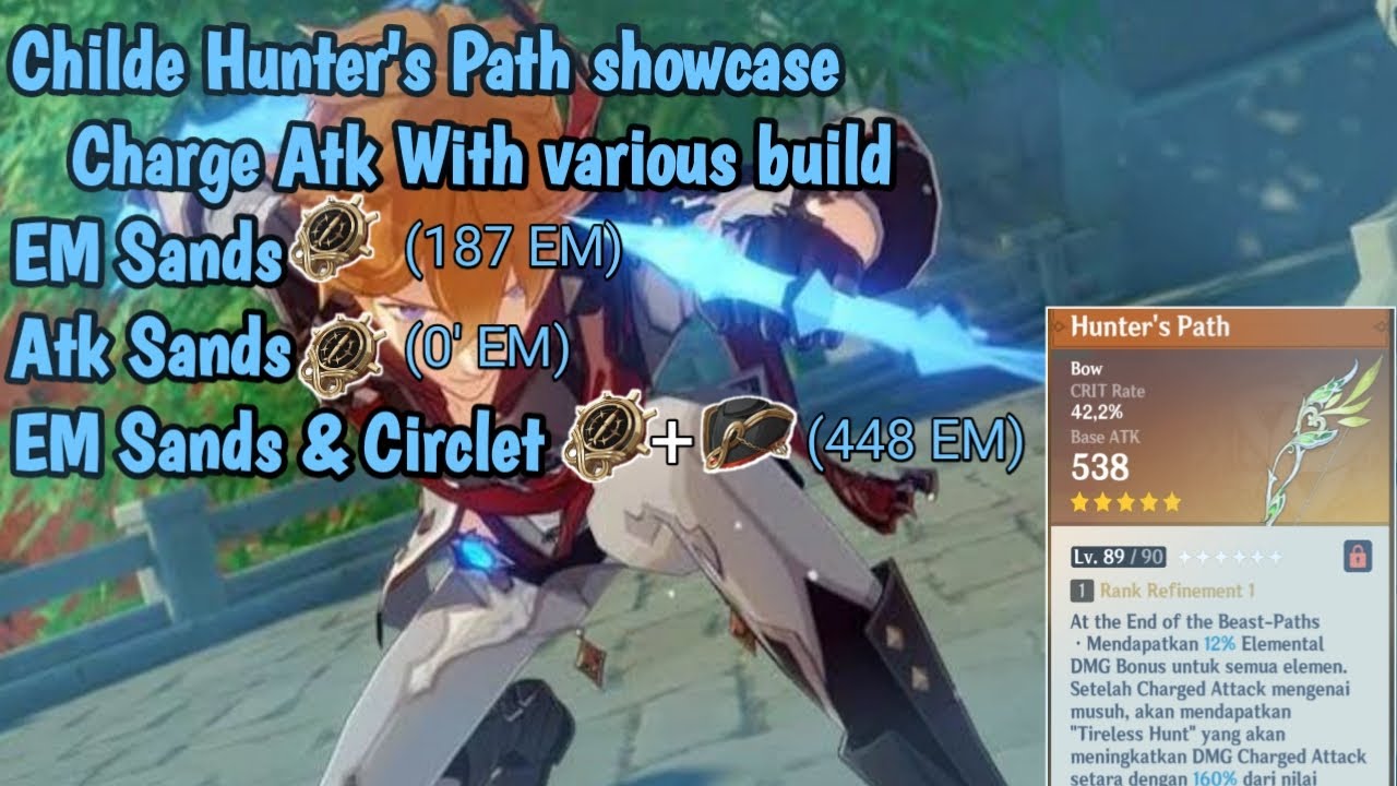 Childe Hunters Path look's like | Childe hunters path experiment - YouTube