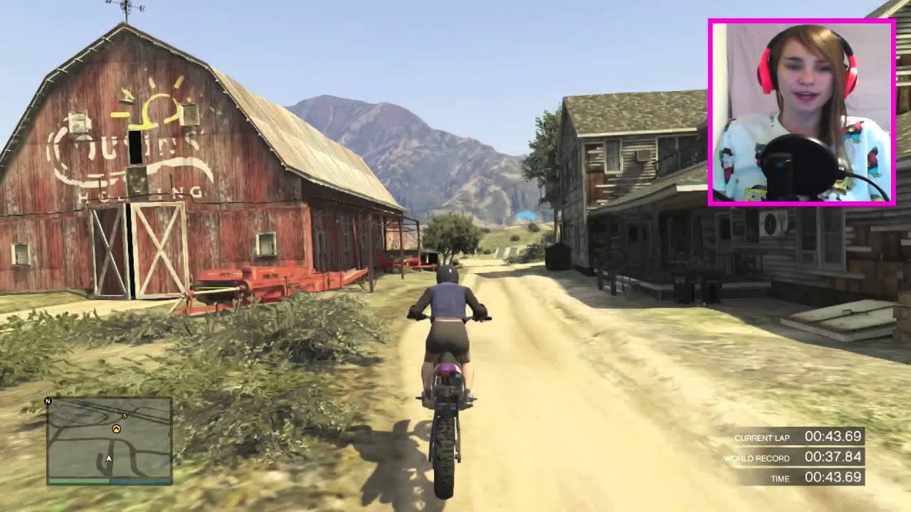 DIRT BIKE RACE!!! - GTA V ONLINE - YouTube