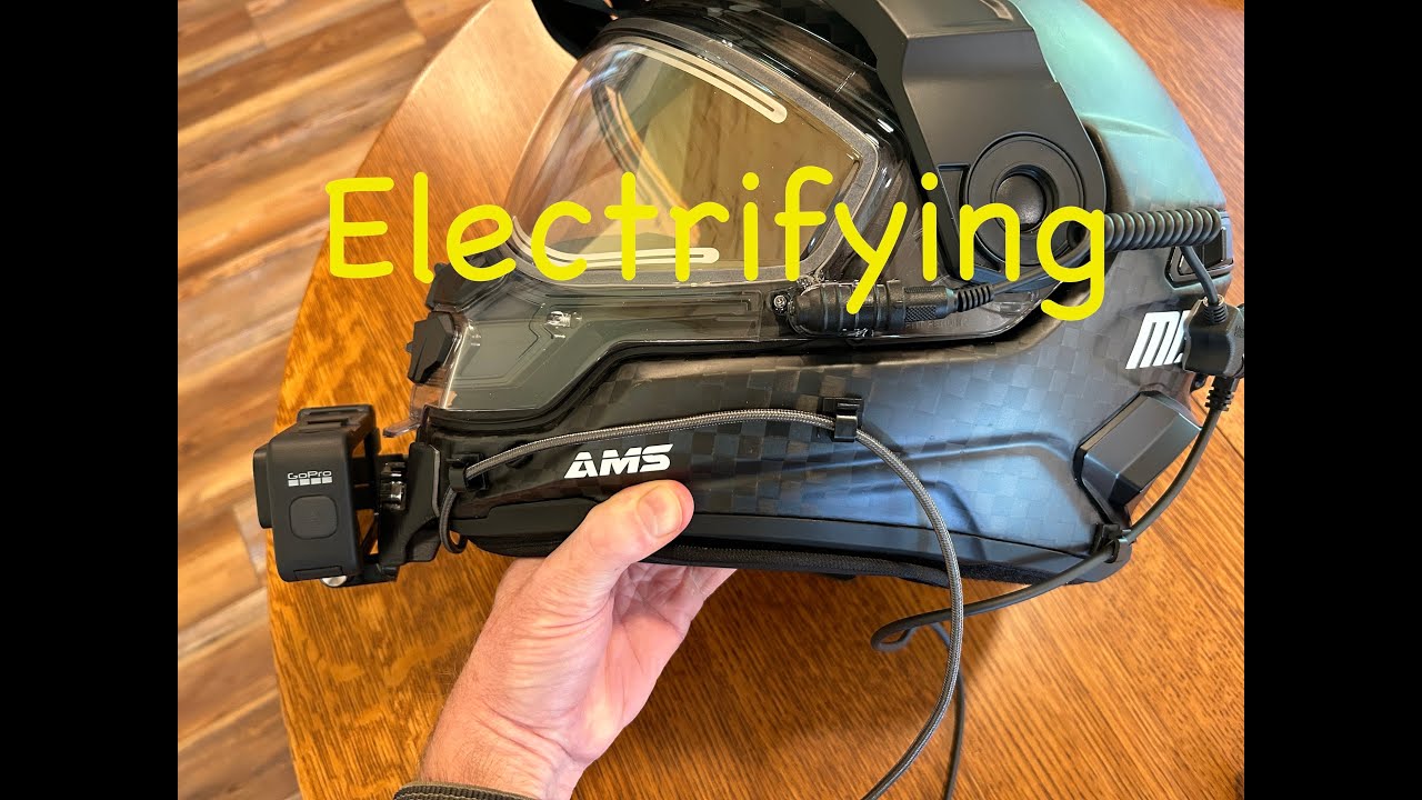 Snowmobile Vlog Helmet Setup - YouTube