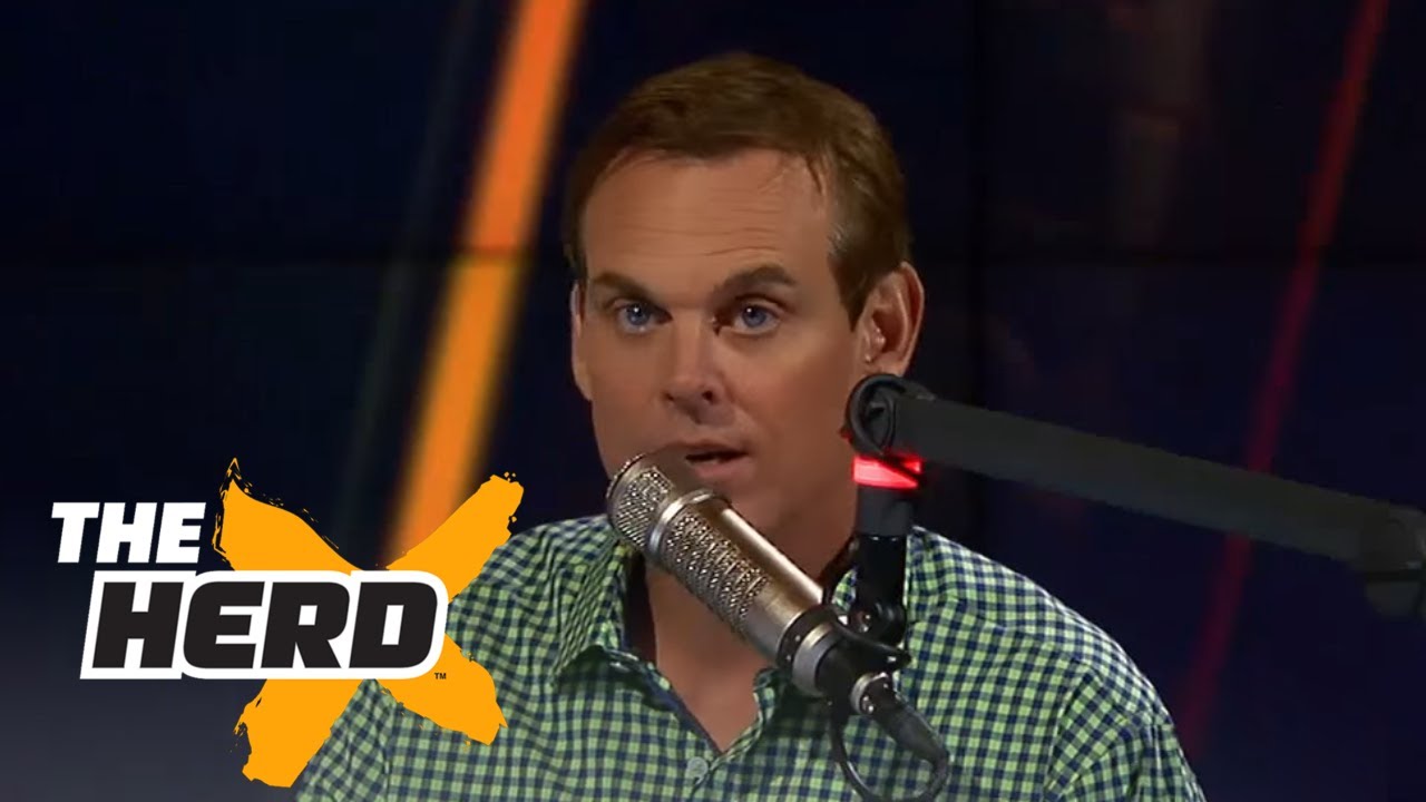 Colin Cowherd does a fantastic Vin Scully impression | THE HERD - YouTube