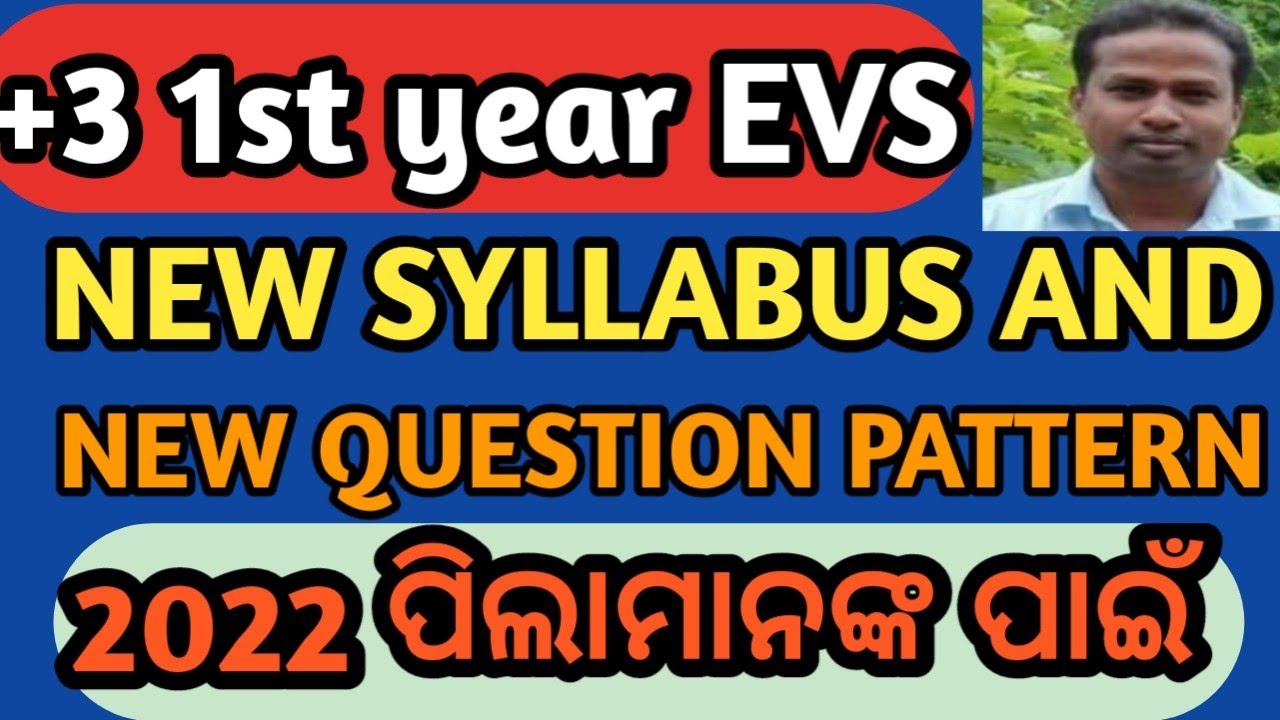 EVS NEW SYLLABUS 2022 3 1st Year EVS Syllabus 2022 ENVIRONMENT EVS NEW SYLLABUS 2022 3 1st Year EVS Syllabus 2022 ENVIRONMENT