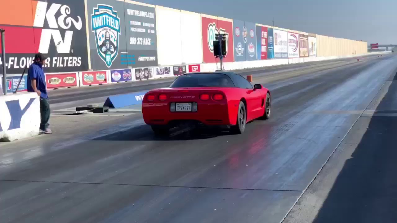 Chevrolet Corvette c5 ls1 drag racing - YouTube