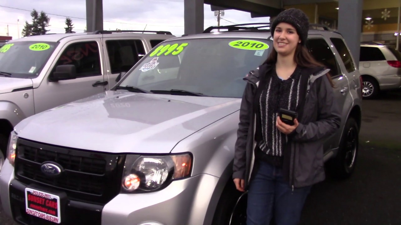 2010 Ford Escape XLT (Stock #98062) at Sunset Cars of Auburn - YouTube