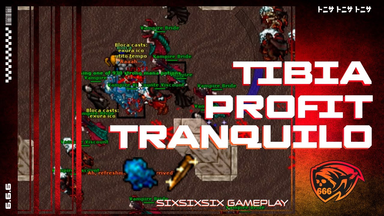 Tibia - Nessa Hunting Você Pode Lucrar Muito - Profit Hunting Level 150 ...