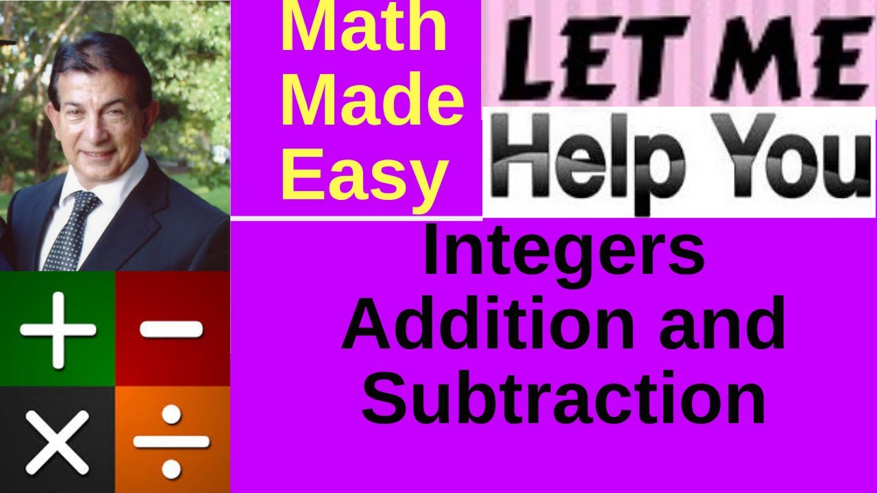 Integers - Addition and Subtraction - YouTube