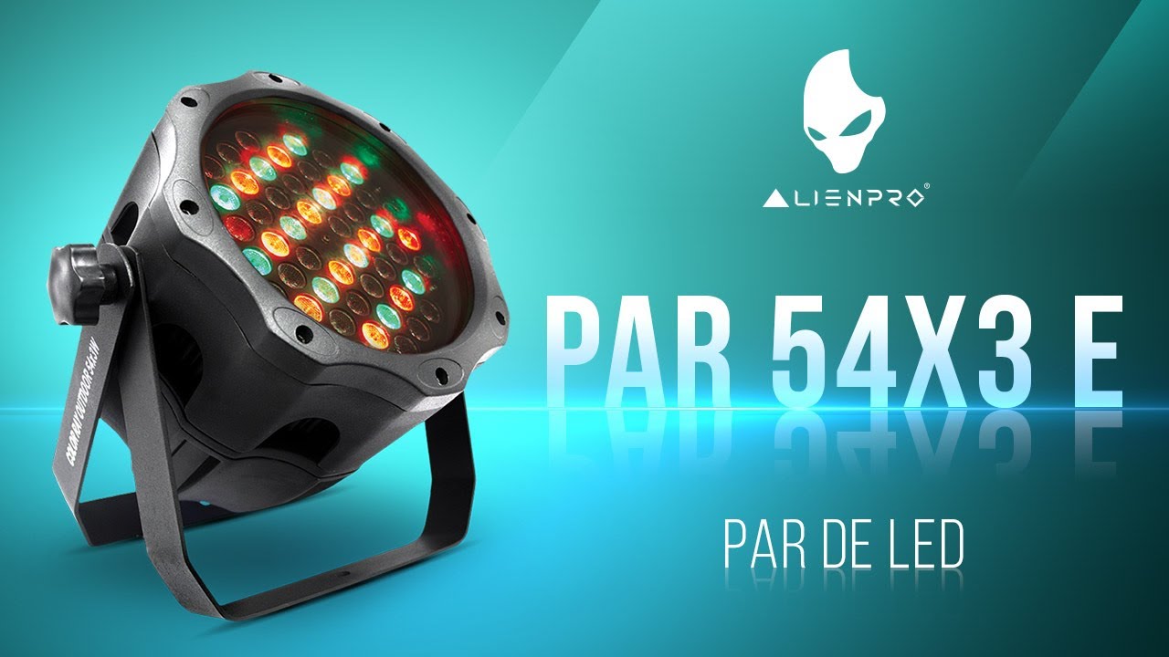 PAR 54X3 E - PAR de LED - YouTube