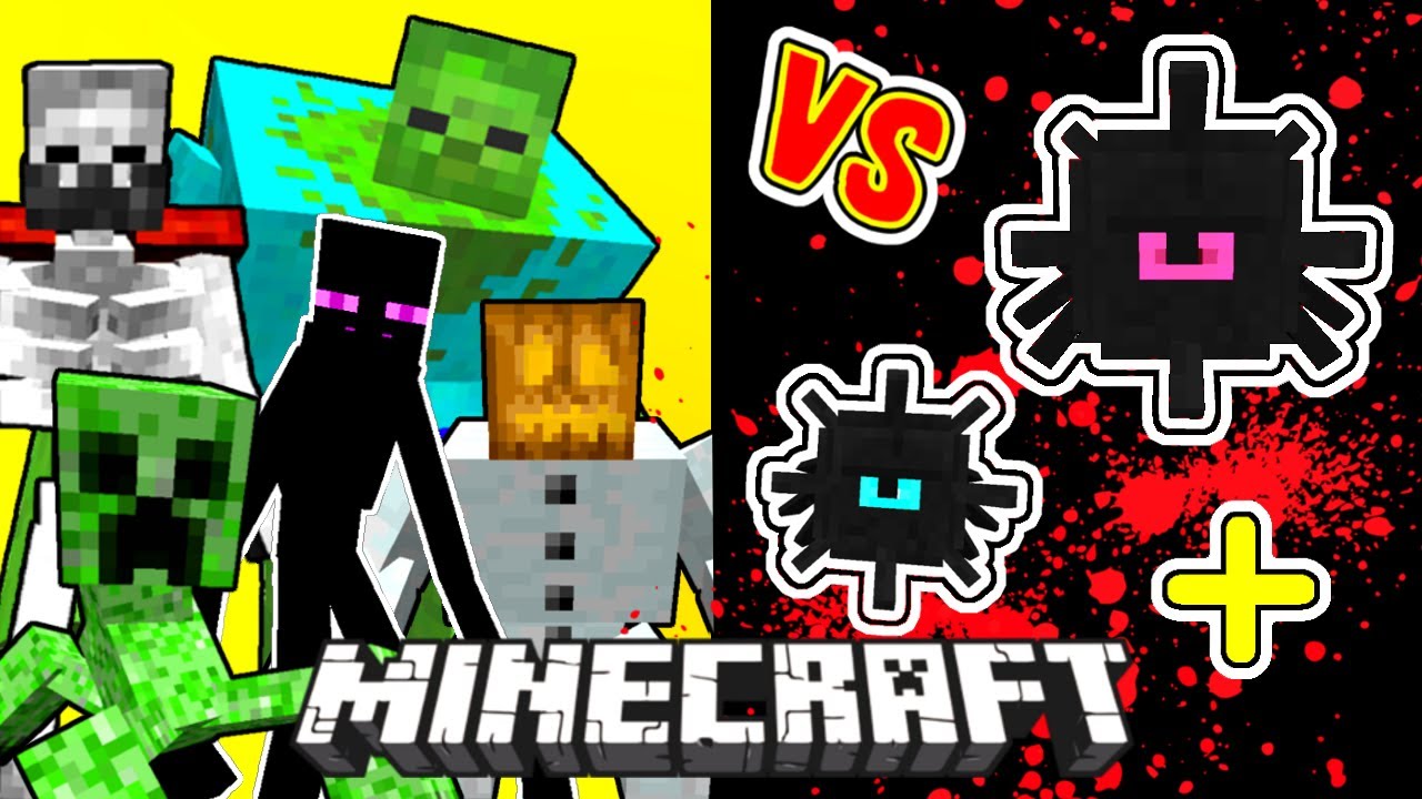 Spider/Guardian + Spider/Elder Guardian Vs. Mutant Monsters in ...