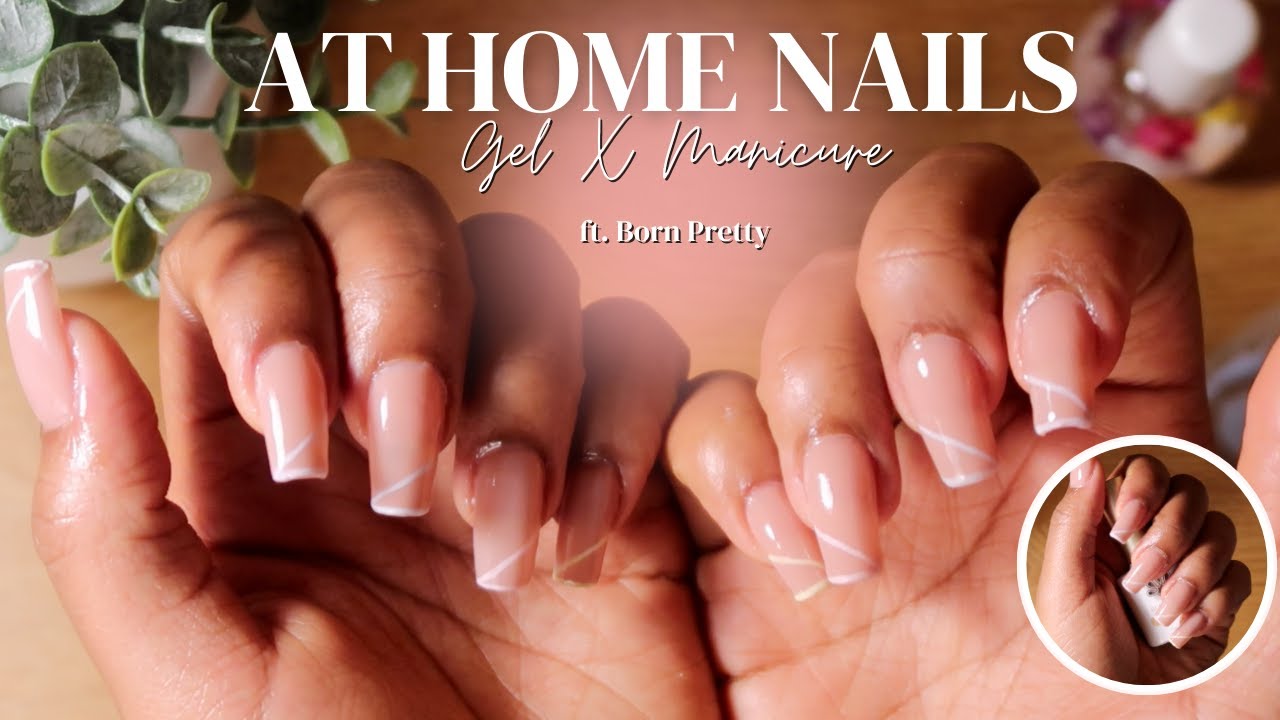 Simple Gel X Pastel Nail Tutorial| ft. BORN PRETTY Nail Polish Set ...