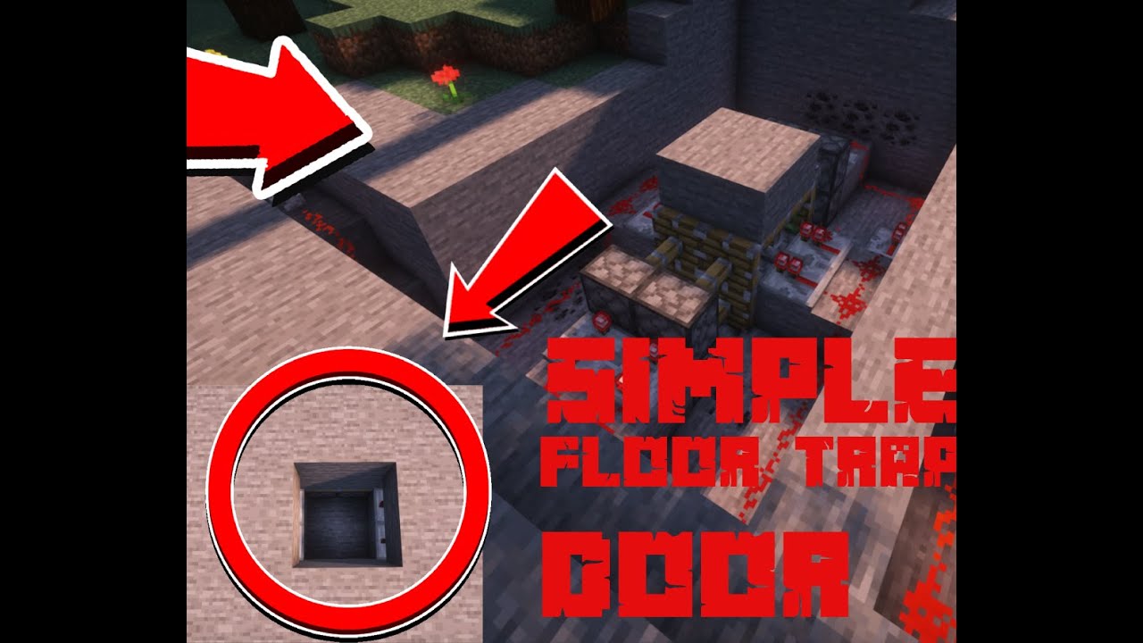 Secret Minecraft 2x2 Floor Trap Door - YouTube
