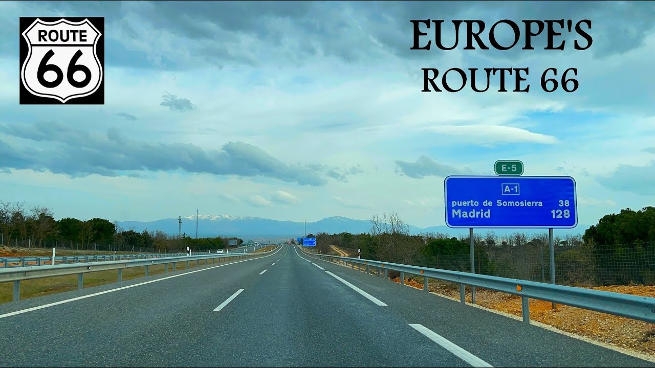 Europe's Route 66 (Part 1) - Burgos to Madrid, Spain - 4K Video VLOG ...
