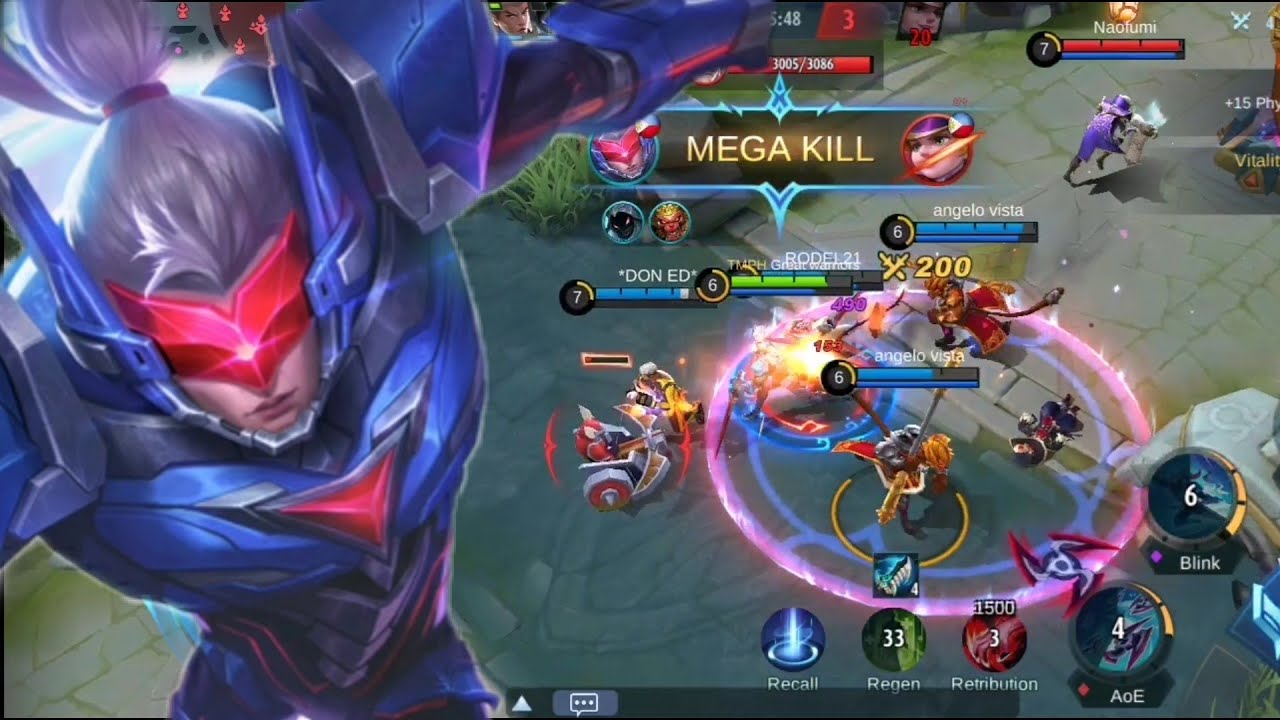 Practice with saber mobile legend gameplay - YouTube