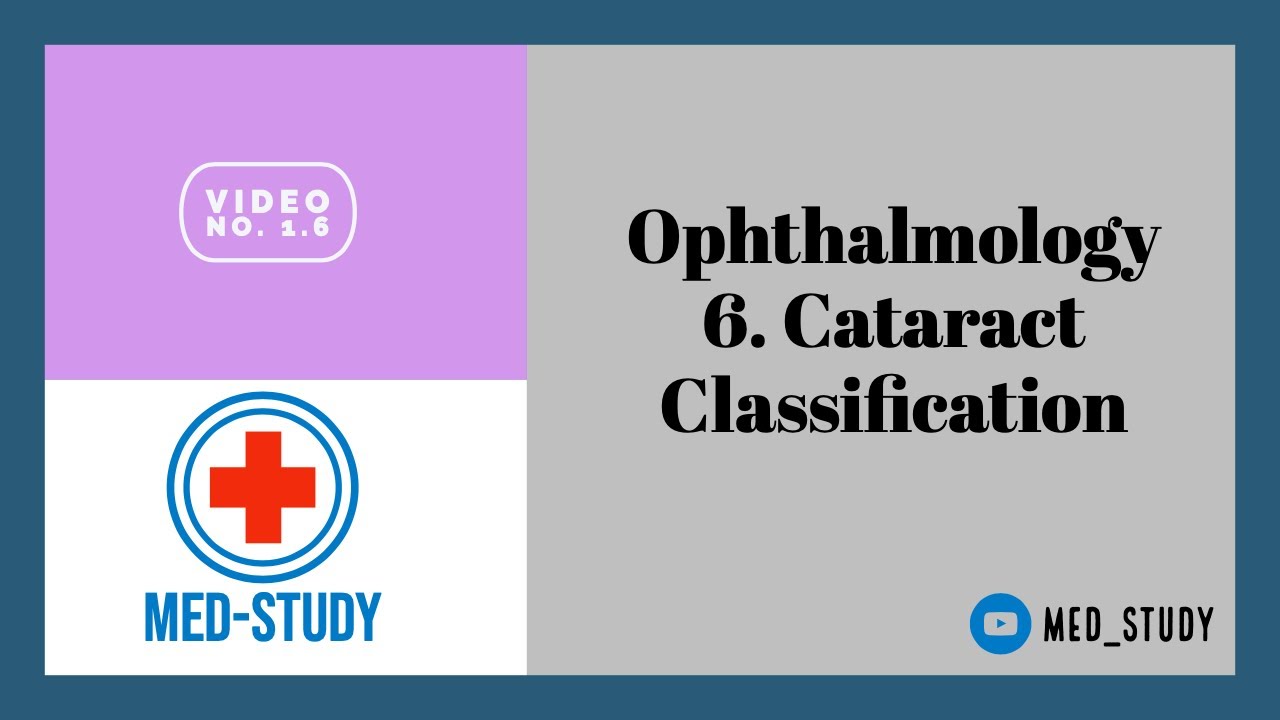Ophthalmology: 6. Cataract Classification - YouTube