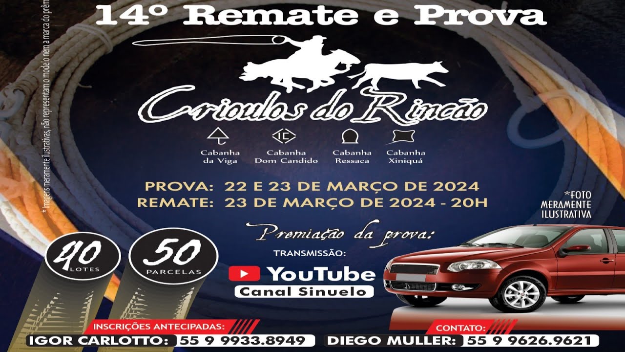 14º Leião Crioulos do Ricão - CTG Rincão De São Pedro | São Pedro Do ...