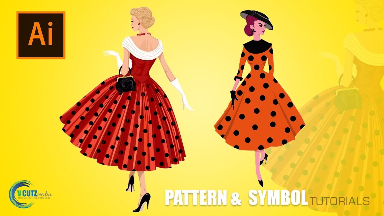 How to Create Patterns & Symbols in Adobe Illustrator | TUTORIAL - YouTube