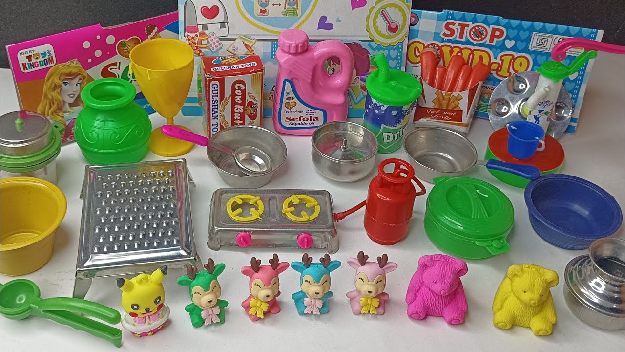 Play with Amazing mini kitchen set @MINI CLAY |@Dolliyon - YouTube