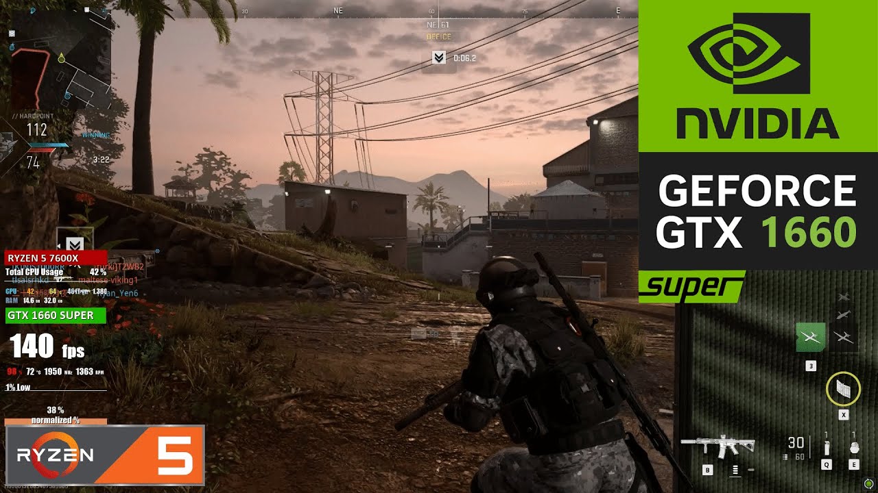 Call of Duty : MWII | 3rd Person Gameplay | GTX 1660 Super | Ultra ...