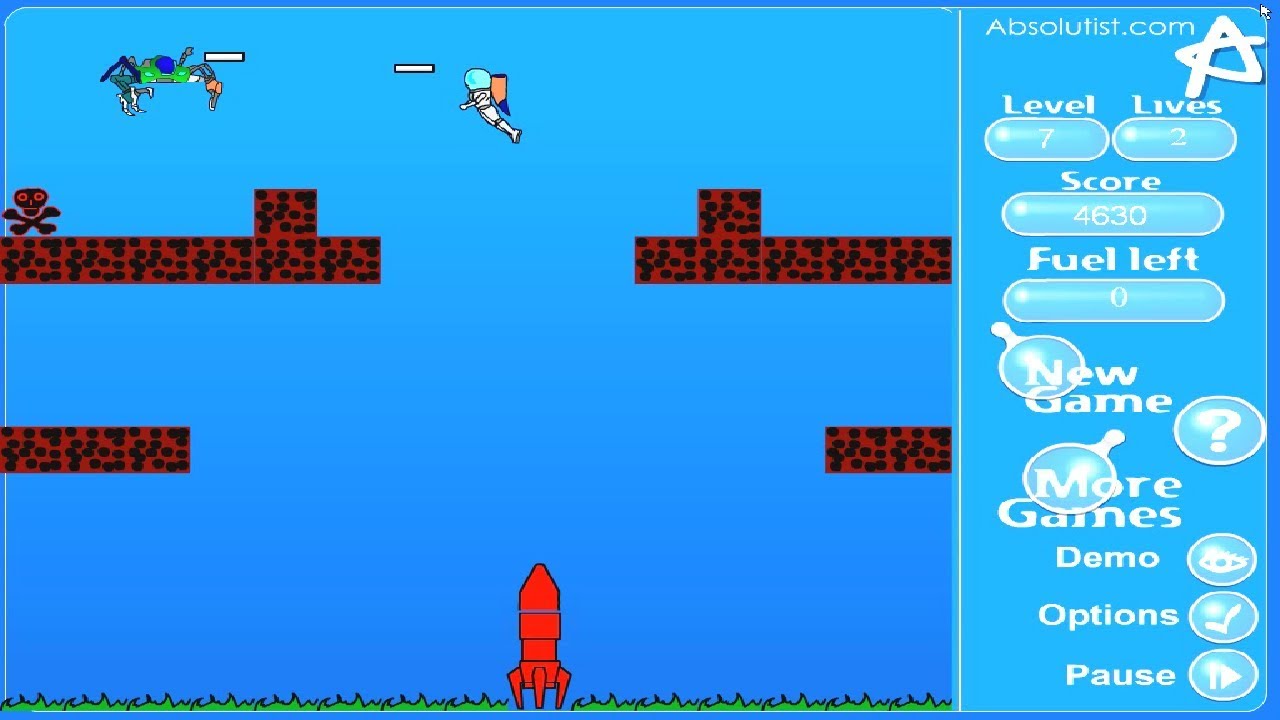 Jet Pack (Flash game 200?) - YouTube
