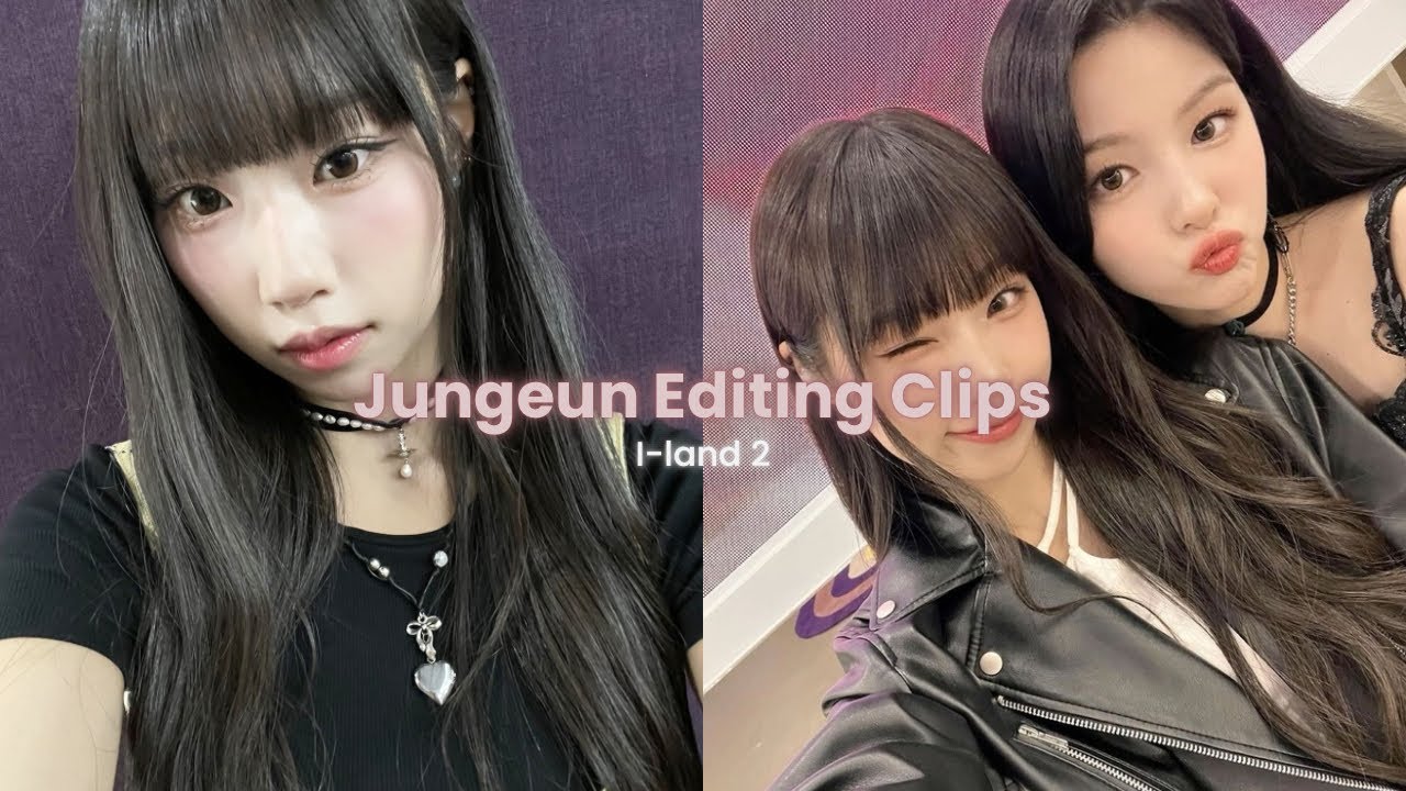 I-land 2 Jungeun Editing Clips (4k) - YouTube