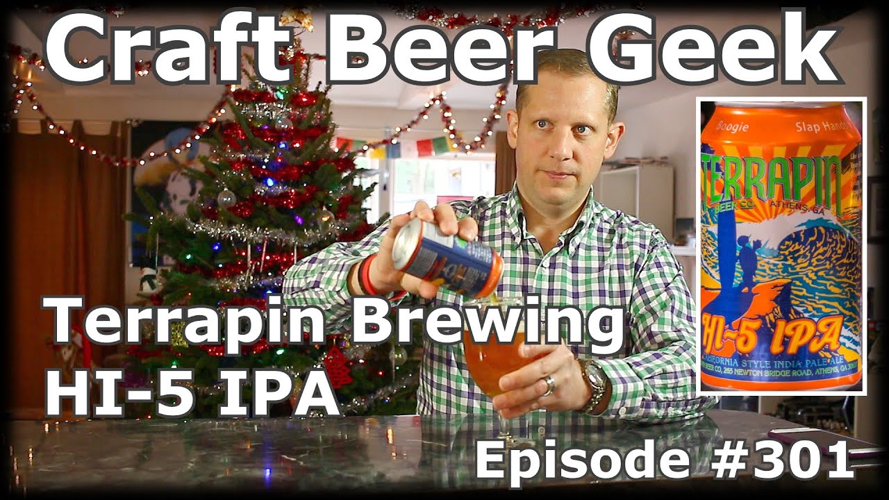 Terrapin HI 5 IPA, Craft Beer Geek Reviews Episode 301 - YouTube
