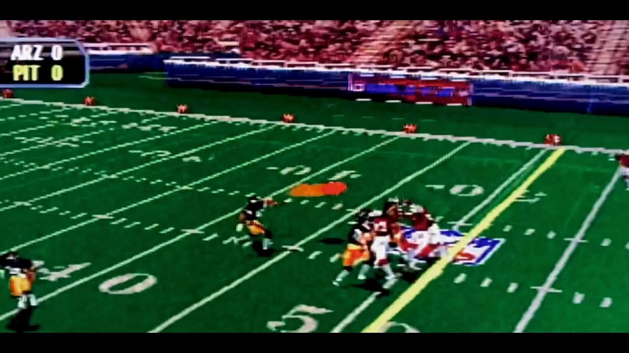 NFL Blitz (1997) (PS1) Arizona Cardinals Vs Pittsburgh Steelers - YouTube