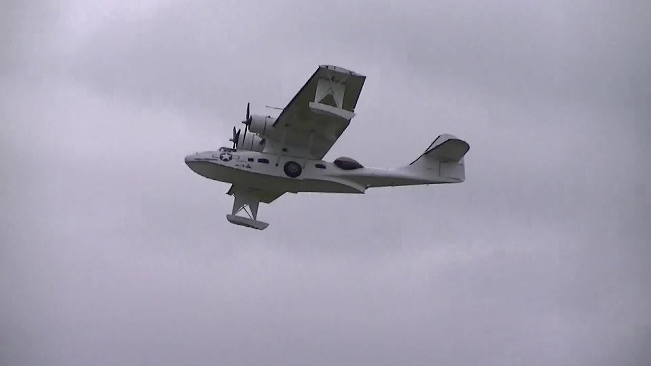 RAF Cosford Airshow: PBY-5a Catalina - YouTube