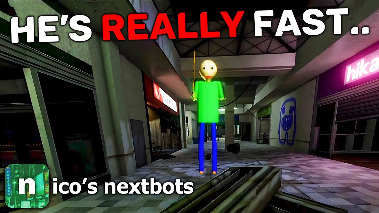 Baldi's Basics is TERRIFYING in Nico's Nextbots! - YouTube