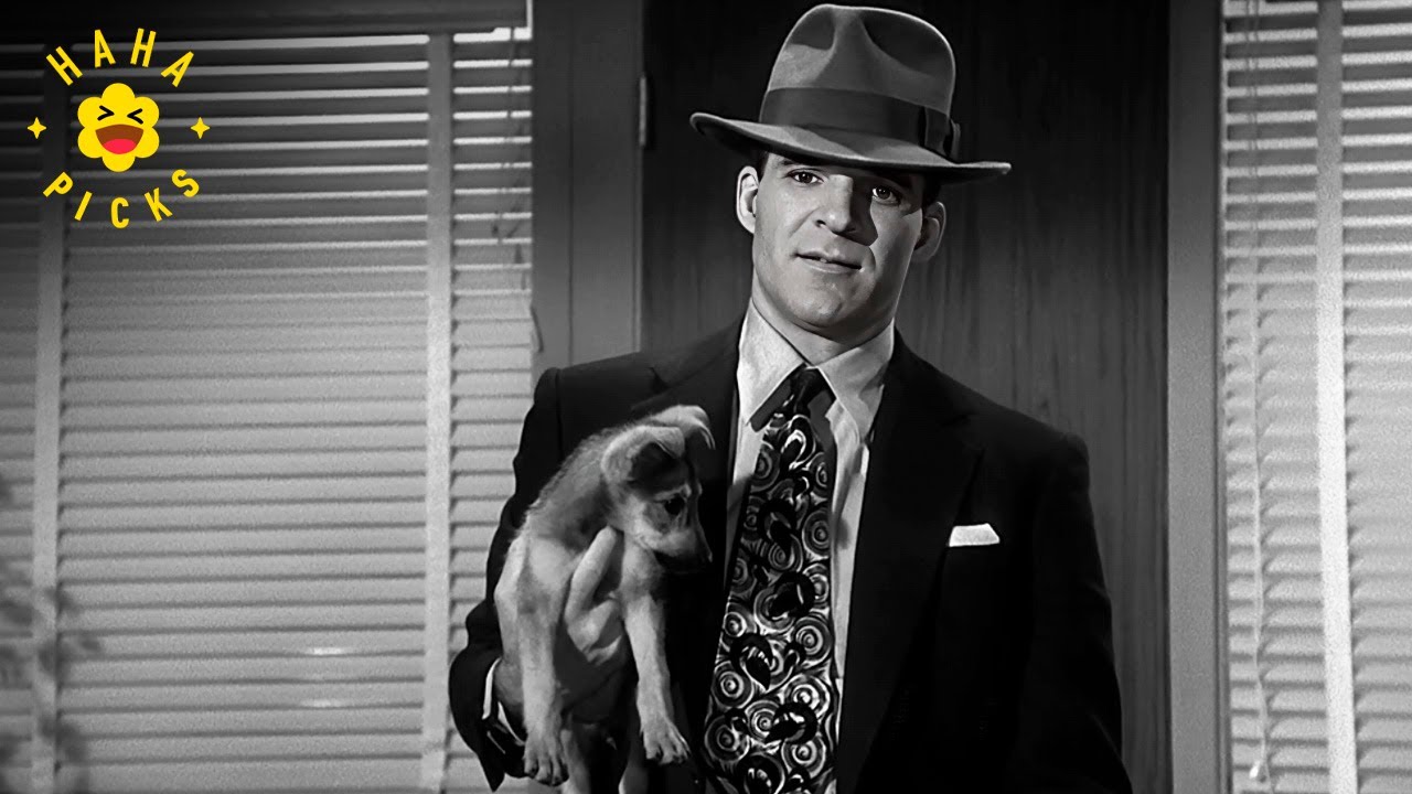 Steve Martin's Puppy Scene | Dead Men Don't Wear Plaid - YouTube
