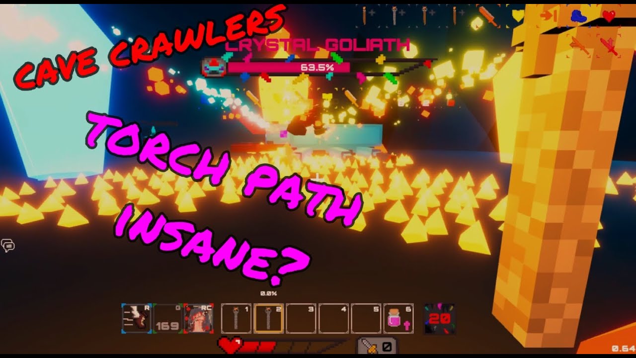This BOSS CARRIED US with this OP Torch Path? - Cave Crawlers Funny ...