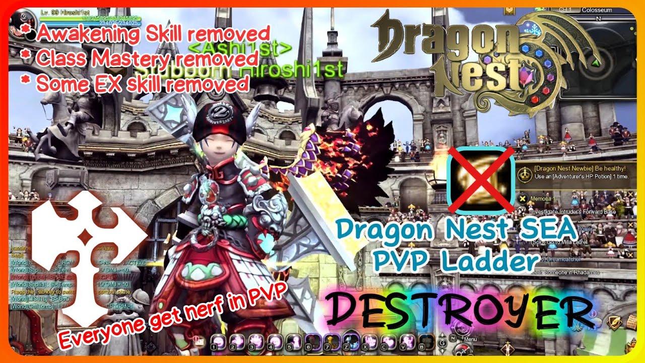 Destroyer after Character Balancing in PVP Pre Ladder ~ Dragon Nest SEA ...
