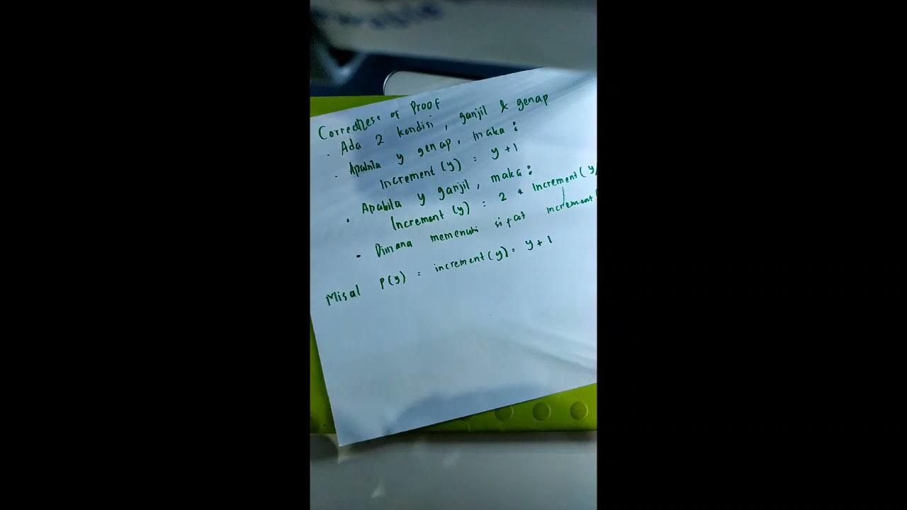 Recursive Algorithm - Increment (Correctness of Proof) - YouTube