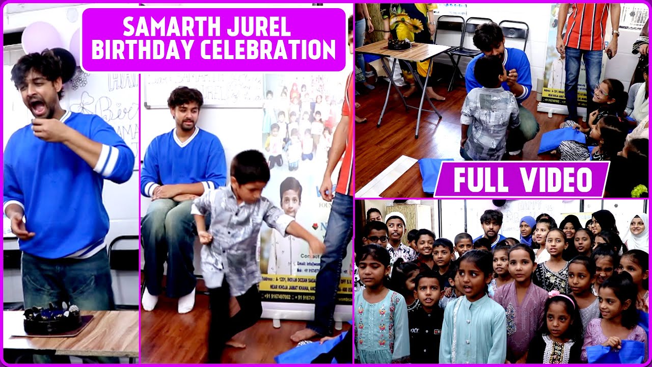 Samarth Jurel Birthday Celebration Interview On Gifting Kids, Ankita ...