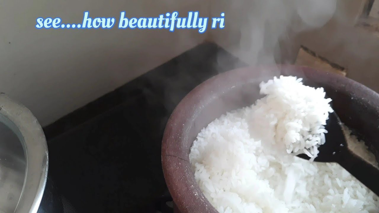 rice cooker jaisa rice // earthen pot(mitti ki bartan)//Santhali ...