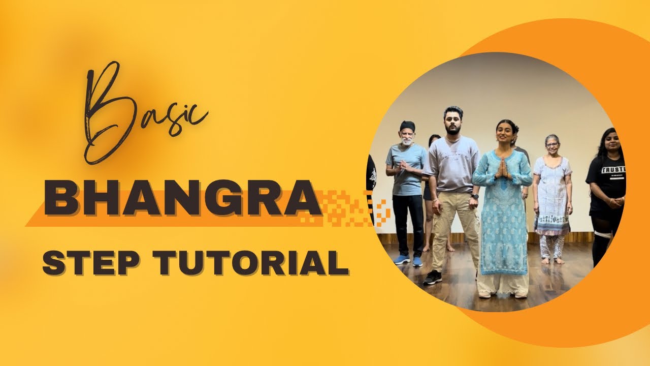 My students teaching basic Bhangra steps to the class🕺| Basic Bhangra ...