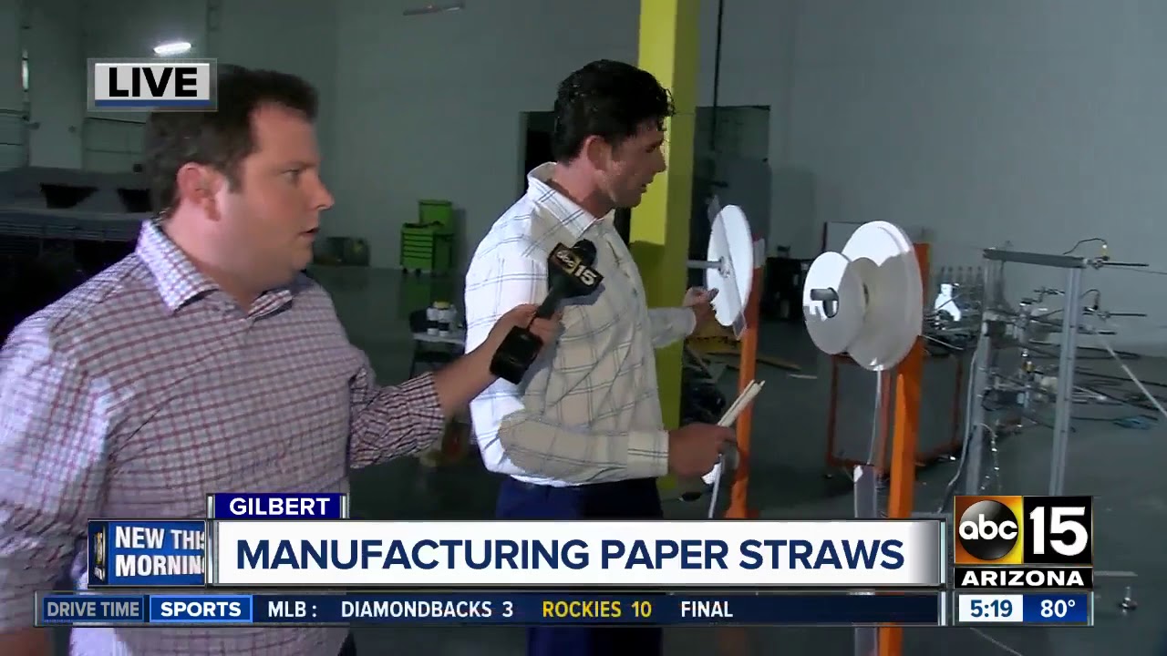 How is a paper straw made? - YouTube